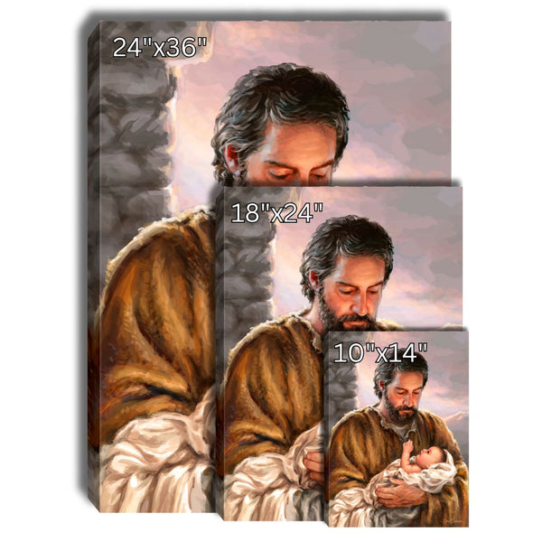 Saint Joseph Canvas Wall Art | Glow Decor