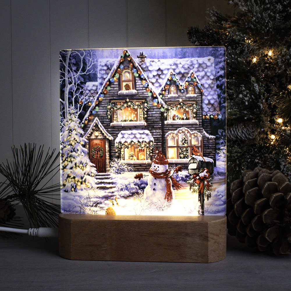 Christmas House LED Nightlight | Glow Decor