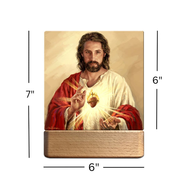 Sacred Heart of Jesus LED Nightlight | Glow Decor